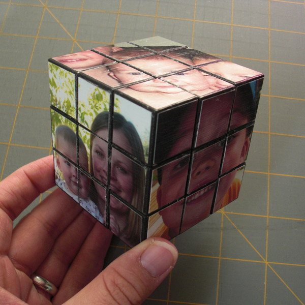 Customized Rubiks Cube Dollar Store Crafts