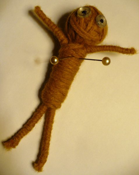 Make a Yarn Voodoo Doll » Dollar Store Crafts