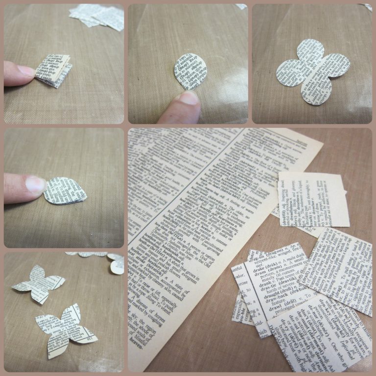 Tutorial: Paper Flower Push Pins » Dollar Store Crafts
