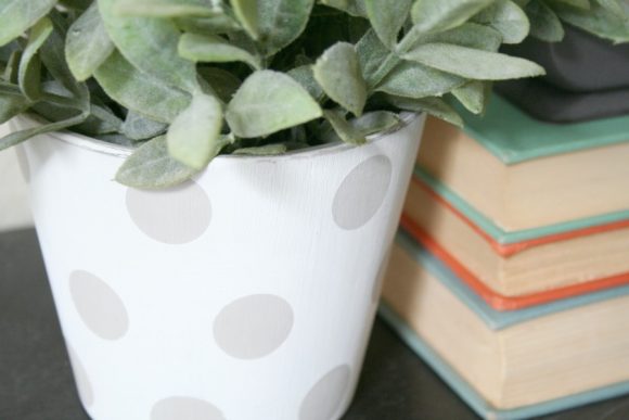 Chalky Finish Clay Pots 16 » Dollar Store Crafts