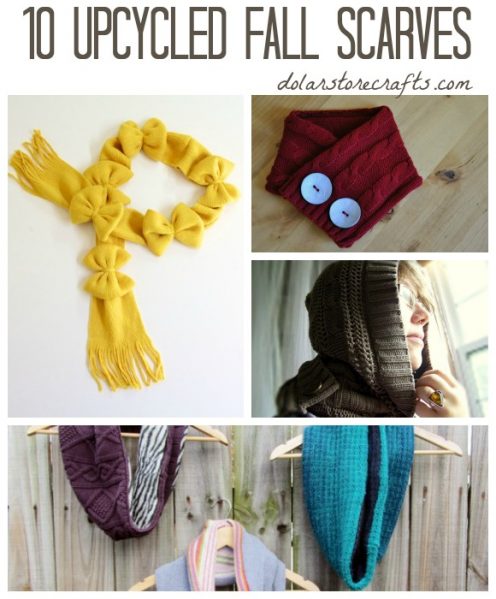 10 Upcycled Scarf Ideas for Fall » Dollar Store Crafts