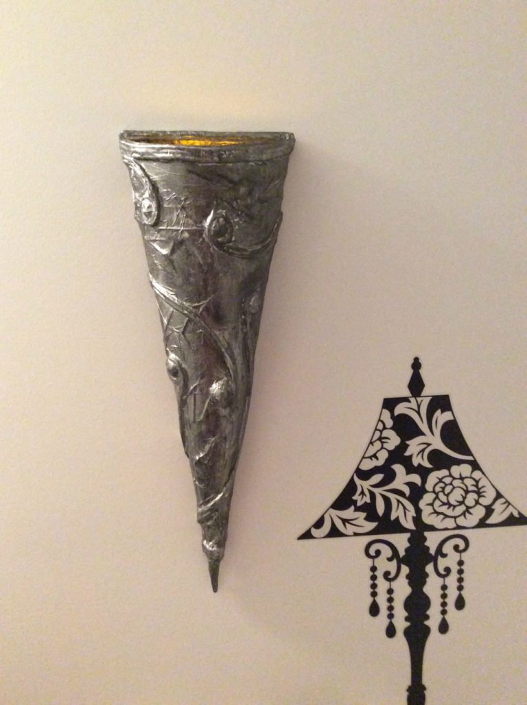 Tutoral: Faux Wall Sconce » Dollar Store Crafts